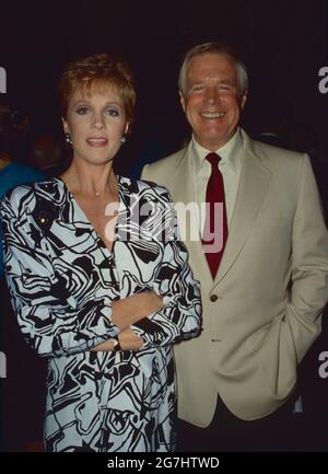 Los Angeles.CA.USA. LIBRARY. George Peppard walk of fame. Late 1980s ...