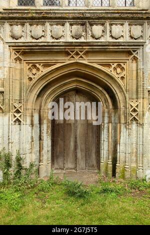 The West door of Holy Trinity Collegiate Church, Tattershall ...