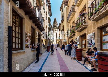 The Rioja town of Haro is at the centre of the region producing Rioja ...