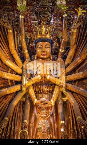 Wat Metta Thamrat or Wat Metta Tham Photiyan in Kanchanaburi, Thailand ...