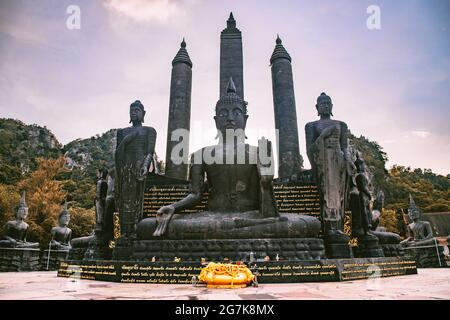 Wat Tham Krabok in Saraburi, Thailand, south east asia Stock Photo - Alamy