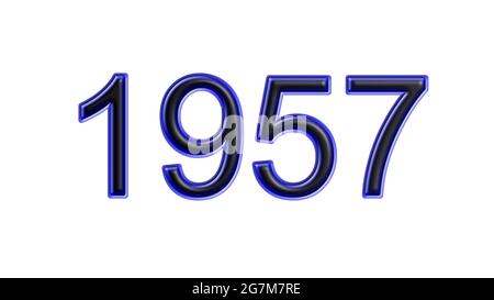 Calendar of year 1957 Stock Photo - Alamy