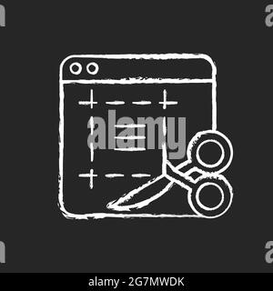 Screen sampling white linear icon for dark theme Stock Vector Image & Art - Alamy