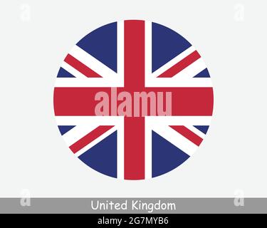 United Kingdom flag button, isolated vector illustration eps 10 Stock ...