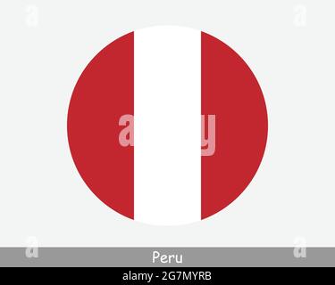 Peru icon. Round logo with country map and title. Stylish Peru badge ...