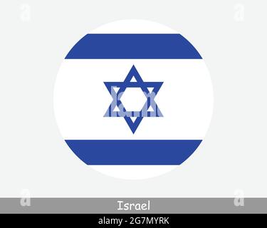 Israel round flag icon. Round World Flags Vector illustration Icons Set ...
