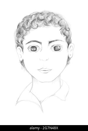 Drawing sketch style illustration of face of Norse goddess, Hel with ...