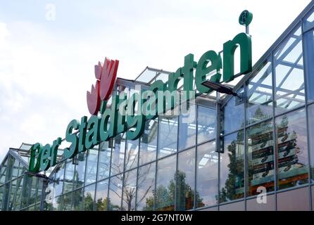 Berlin, Germany, Der Stadtgarten business architecture and logo of the ...