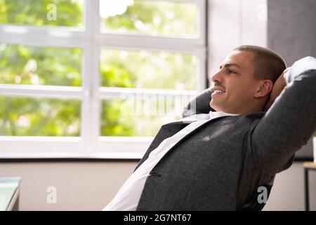 Open Office Window. Breathing Fresh Air Stock Photo - Alamy