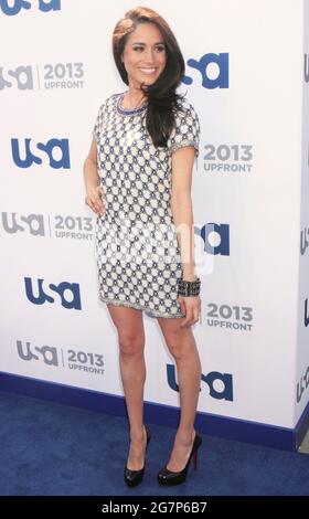 Meghan Markle attends the USA Network's 2012 Upfront Event at Alice ...