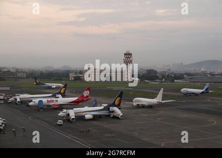 Go Air aeroplane, GoAir airplane, Jet Airways, Mumbai Airport, Sahar ...