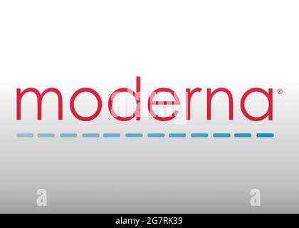 Moderna logo icon Stock Photo - Alamy