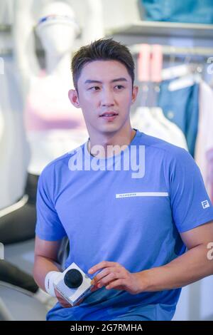 Chinese actor and model Huang Jingyu also known as Johnny Huang ...