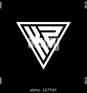 ZK, KZ Abstract Letters Logo Monogram Stock Vector Image & Art - Alamy