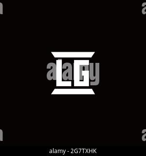 LG logo monogram emblem style with shield shape design template ideas Stock Vector Image & Art ...