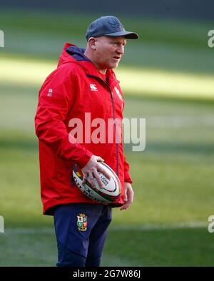 Neil Jenkins (Kicking Coach) British & Irish Lions during the training ...