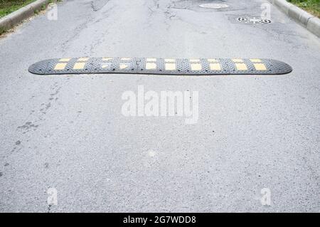 bumps in the asphalt Stock Photo - Alamy