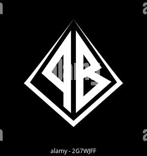 PB Logo monogram with modern style concept design template isolated on ...