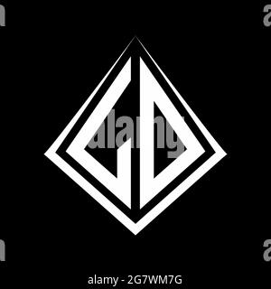 LO Logo monogram with modern style concept design template isolated on ...