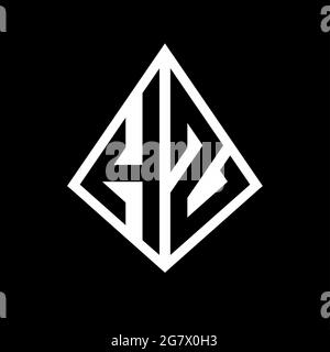 ZH, HZ Abstract Letters Logo Monogram Stock Vector Image & Art - Alamy