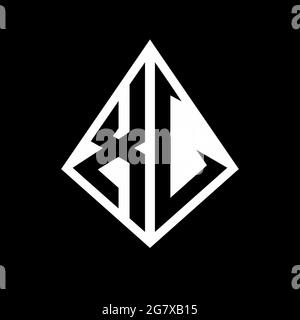 Creative Letter XV Logo Vector With Gold Color. Abstract Linked Letter ...