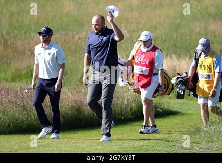 England's Jon Thomson during day one of The Open at The Royal St George ...