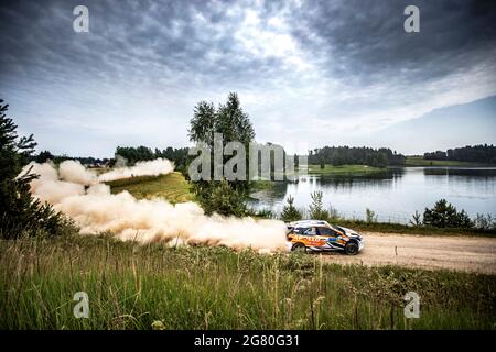 28 Linnamae Georg (est), Korsia Volodymyr (ukr), ALM Motorsport, Volkswagen GTi, action during ...
