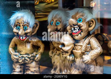 Closeup of dolls in window display Stock Photo - Alamy