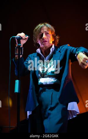 Italy. 16th July, 2020. Gianna Nannini, Italian rocker perform this ...