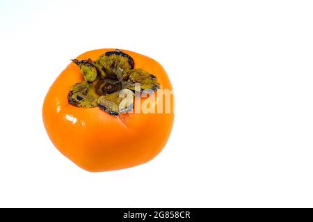 Persimmon isolate in white background Stock Photo - Alamy