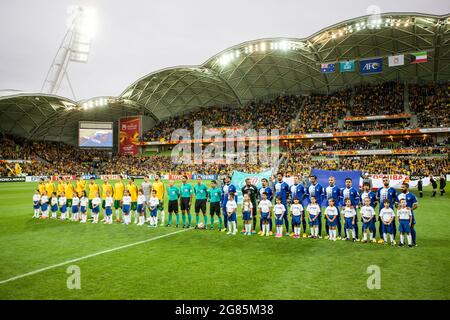 Australian Socceroos vs Kuwait Asian Cup 2015 Stock Photo - Alamy
