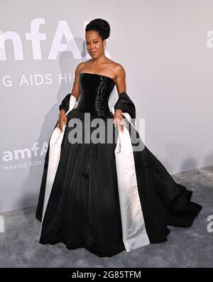 CANNES - JULY 16: Regina King attends to the " amfAR GALA " during the ...