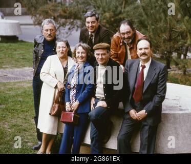 Romania, approx. 1980. Actors S. Stănculescu, Sanda Toma, Mircea ...
