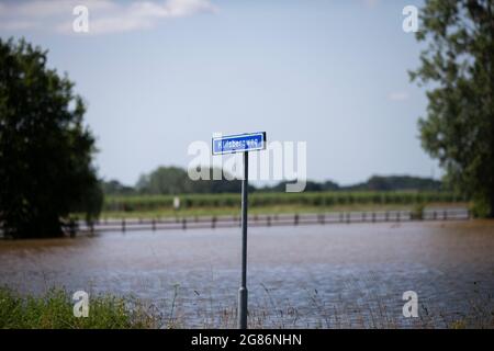 Etsberg, Netherlands. 17th July, 2021. In the municipality of Roerdalen ...