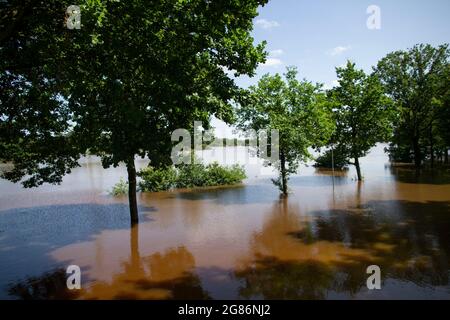 Etsberg, Netherlands. 17th July, 2021. In the municipality of Roerdalen ...