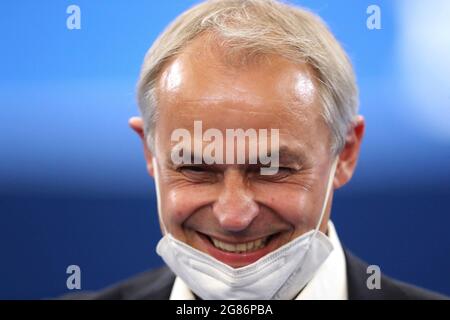 Gelsenkirchen, Deutschland. 17th July, 2021. firo: 17.07.2021, football ...