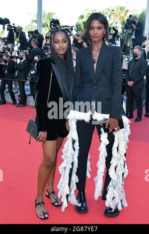 Liya Kebede, Raee Kebede attending the Closing Ceremony of the 74th ...