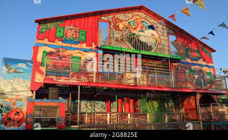 Fun House, Amusement park, Hunstanton, Norfolk, England Stock Photo - Alamy