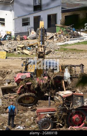 Schuld, Germany. 18th July, 2021. In the small village of Schuld in the ...