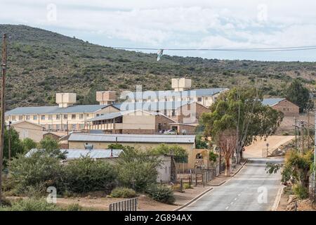 WILLOWMORE, SOUTH AFRICA - APRIL 21, 2021: A street scene, with houses ...