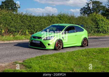 Ford Focus RS side view isolated on white Stock Photo - Alamy