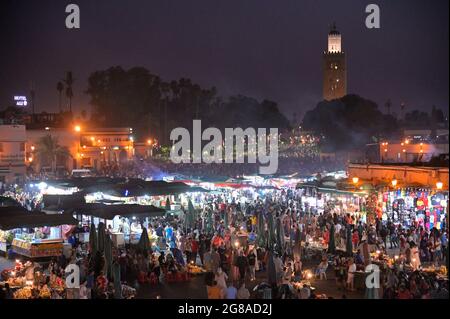 Chleuh dancing-boys, Djemaa el Fna, Jamaa el Fna, main square of ...