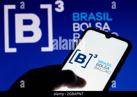 Brazil. 18th July, 2021. In this photo illustration The Home Depot logo ...