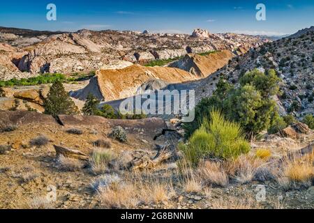 The Cockscomb serrated ridge, Cottonwood Canyon, view from Brigham ...