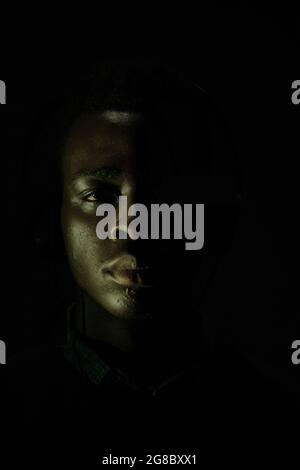 The Light and the Dark. A matter of black and white Stock Photo - Alamy