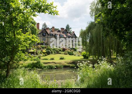 Stedham Hall on a hill overlooking the River Rother, Stedham, Midhurst ...