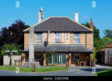 The Hotham Arms, in the village of Hotham, East Yorkshire, England UK ...