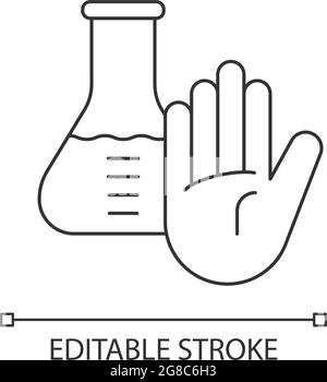 No Laboratory Chemical, Chemical ban, Laboratory symbol, Laboratory ...