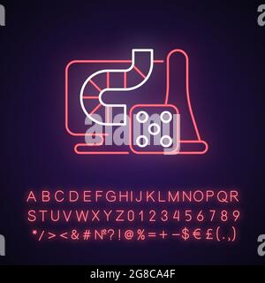 online board games video game glyph icon vector illustration Stock ...