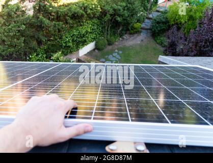 Solar panel installed on top of HDB block in Singapore to harness green ...